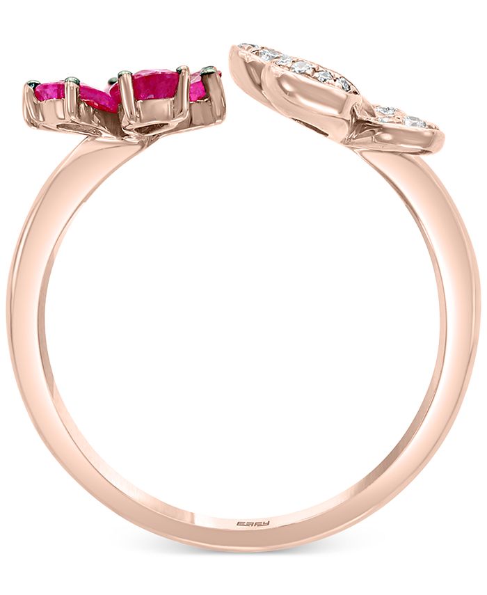 EFFY Collection EFFY® Certified Ruby (1-1/10 ct. t.w.) & Diamond (1/8 ...