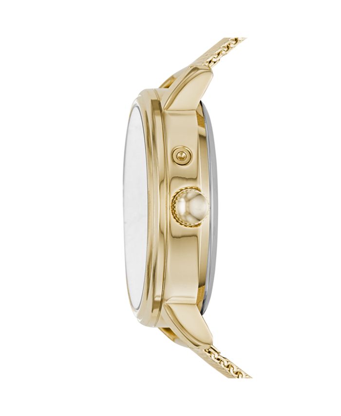 Folio Mens Gold Mesh Automatic Watch 42mm - Macy's