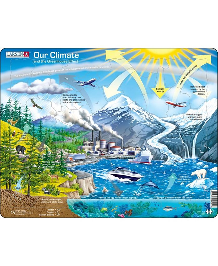 Springbok Larsen Climate Greenhouse Educational Jigsaw Puzzle 69 Piece ...