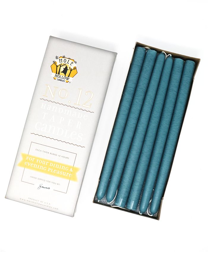 Mole Hollow Candles 12" Taper Candles, Set of 12 - Macy's