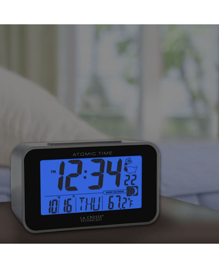 La Crosse Technology Atomic Digital Alarm clock with Temperature - Macy's