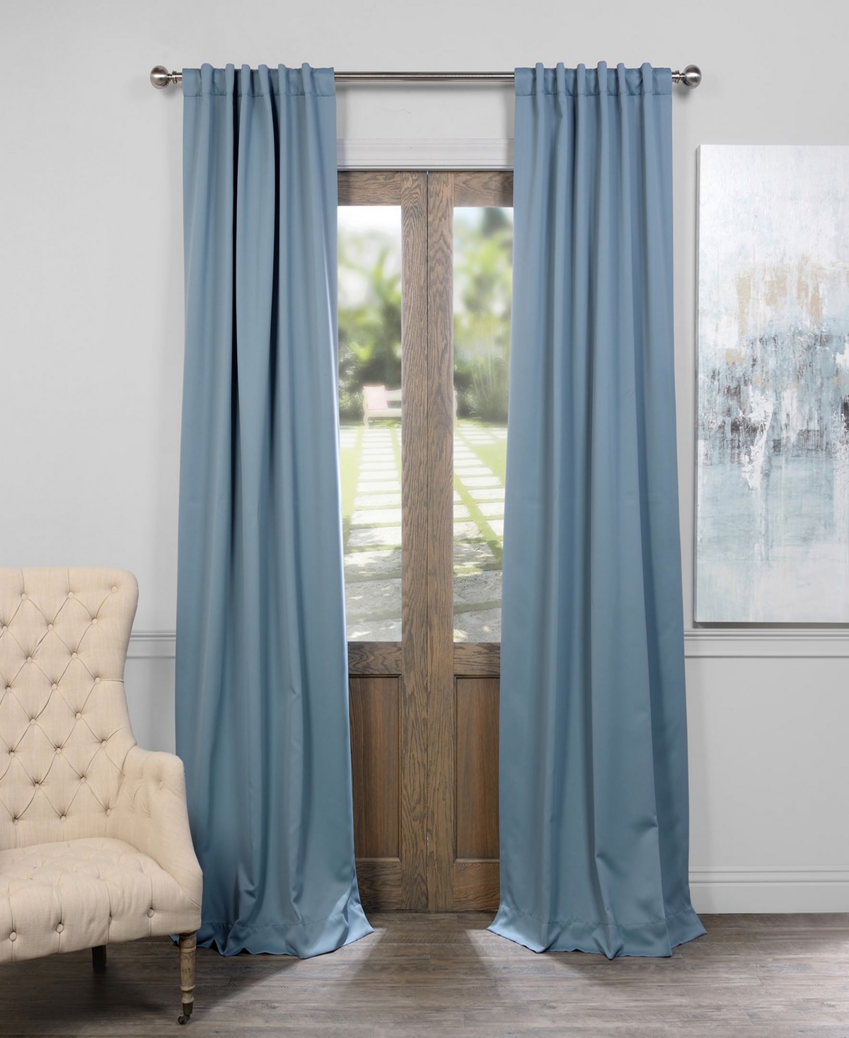 Click here for Half Price Drapes Room Darkening Curtain - Pastel... prices