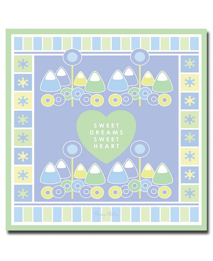 Trademark Global Grace Riley 'Sweet Baby Boy' Canvas Art - 14" x 14 ...