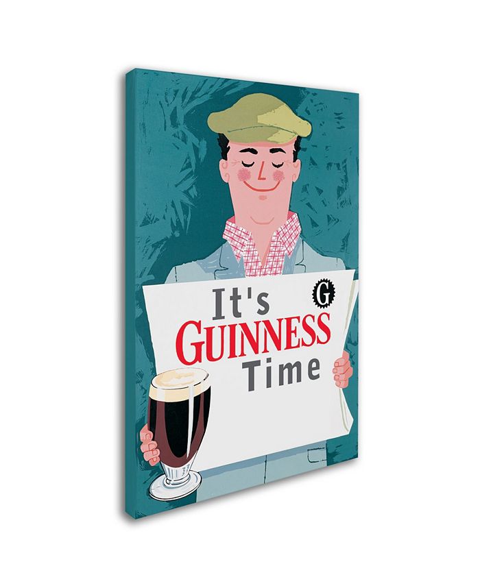 Trademark Global Guinness Brewery 'It's Guinness Time' Canvas Art - 22 ...