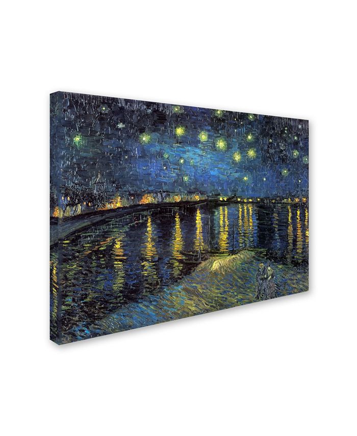 Trademark Global Vincent Van Gogh 'The Starry Night II' Canvas Art - 18 ...