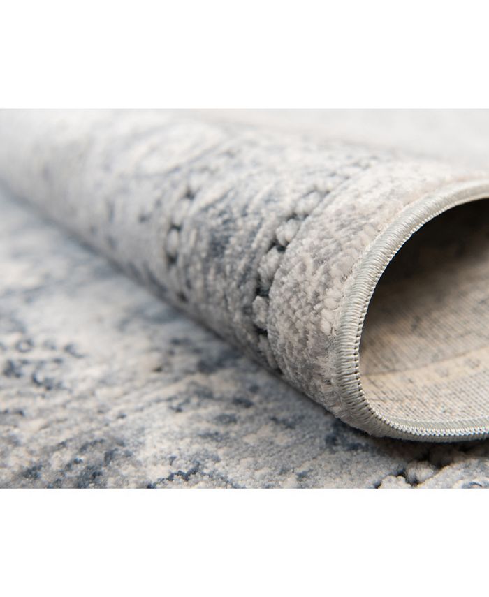 Bayshore Home Odette Ode8 Dark Blue 8' x 10' Area Rug - Macy's