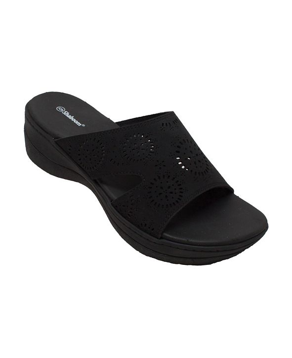 Shaboom Women's Comfort Curved Slide Sandals & Reviews - Sandals & Flip ...