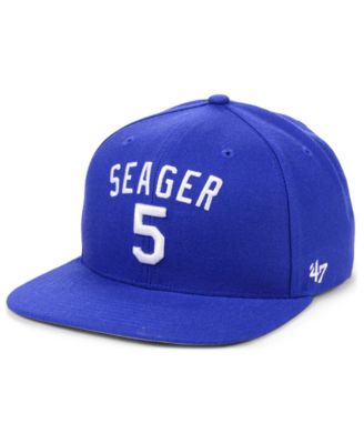 '47 Brand Corey Seager Los Angeles Dodgers Player Snapback Cap - Macy's