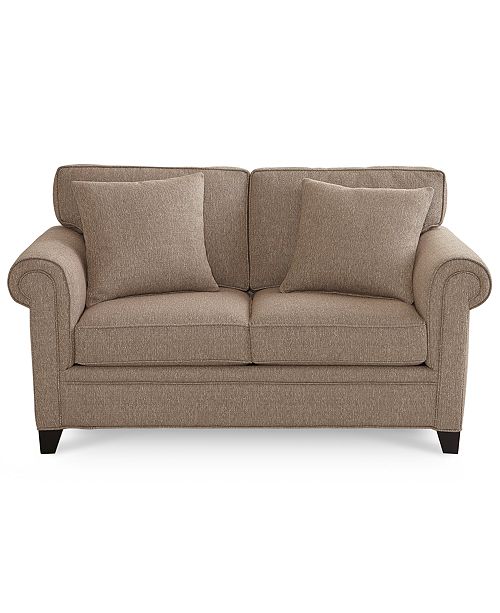 Furniture Banhart 66" Fabric Loveseat, Created for Macy's & Reviews ...