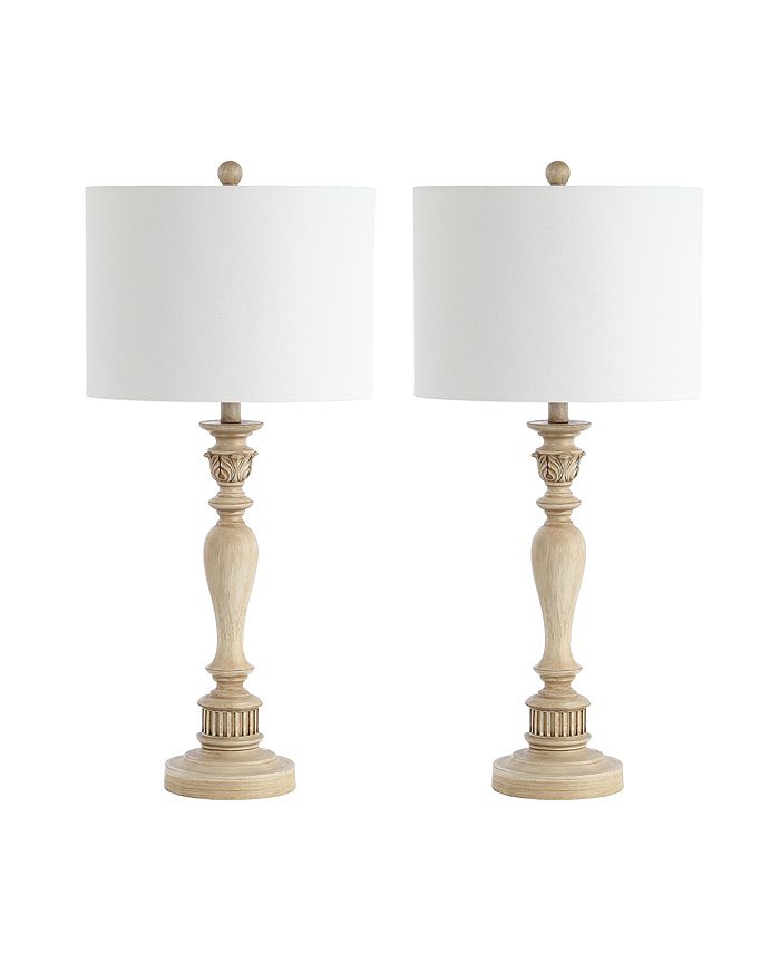 Safavieh Hugh Set of 2 Table Lamp - Macy's