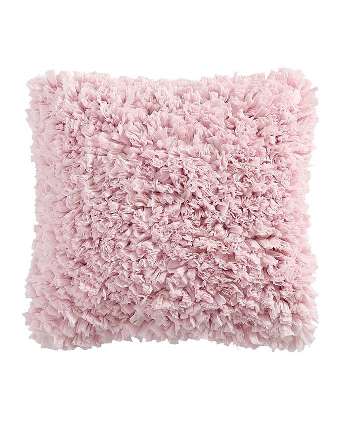 VCNY Home Anika 18x18 Paper Shag Pillow - Macy's