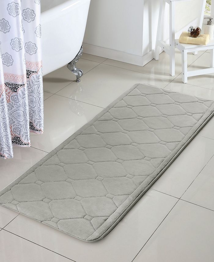VCNY Home Bella 24" x 60" Memory Foam Bath Runner - Macy's