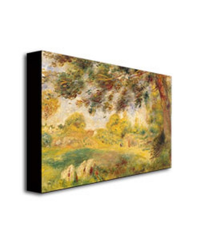 Trademark Global Pierre Auguste Renoir 'Spring Landscape' Canvas Art ...