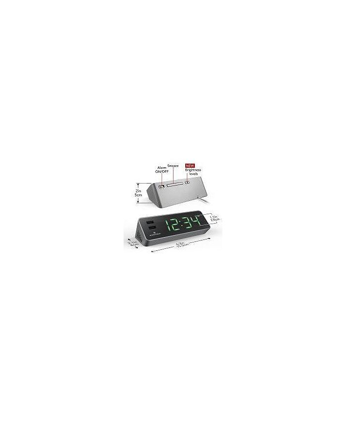Marathon USB Clock Charger with 2 Front Charging Ports - Macy's