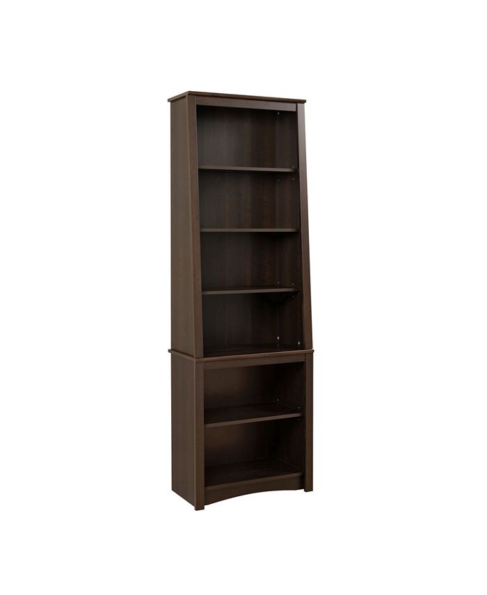Prepac Tall Slant-Back Bookcase - Macy's