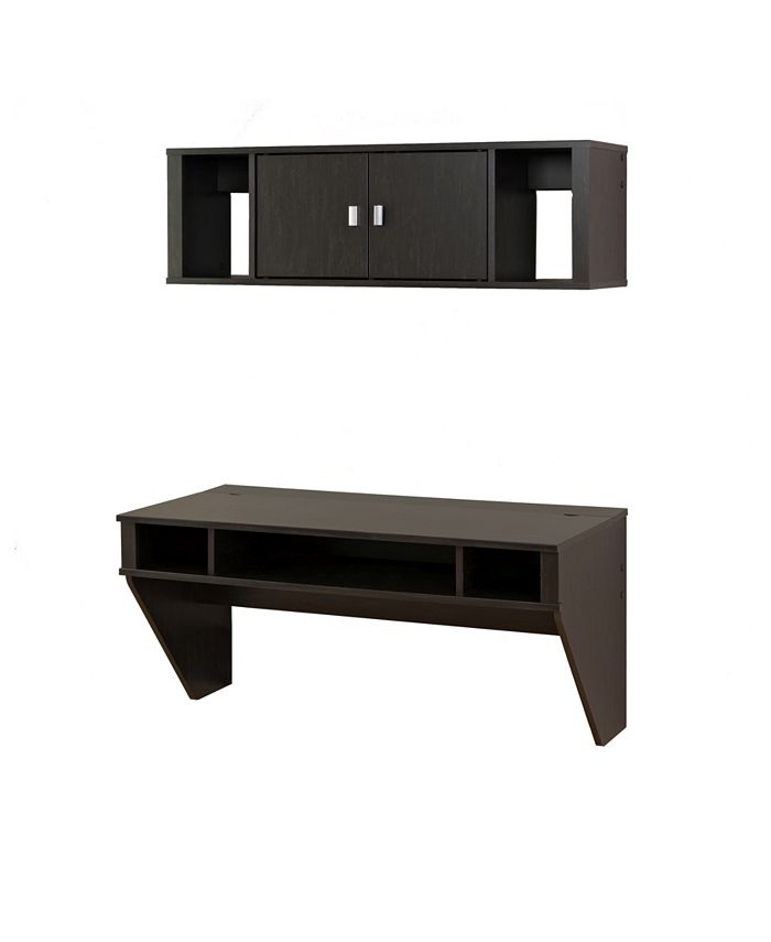 Prepac Designer Floating Desk Hutch Set - Macy's