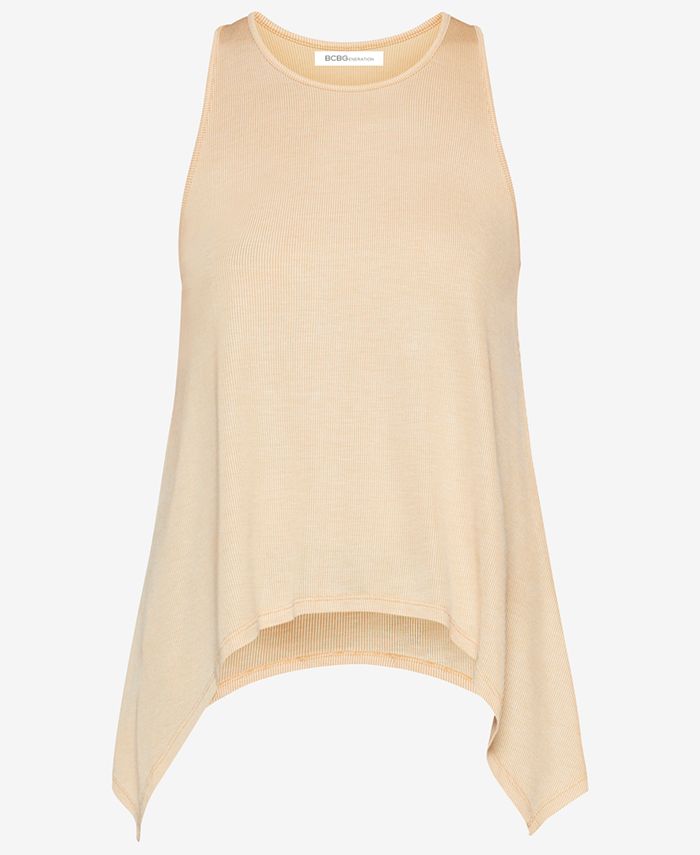 BCBGeneration Asymmetrical Twist-Back Top - Macy's