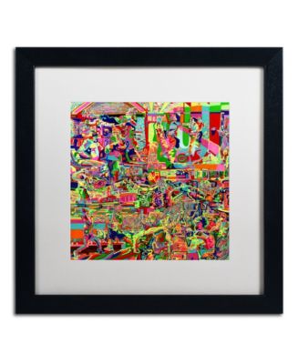 Josh Byer 'Fights' Matted Framed Art - 16" x 16" - Macy's