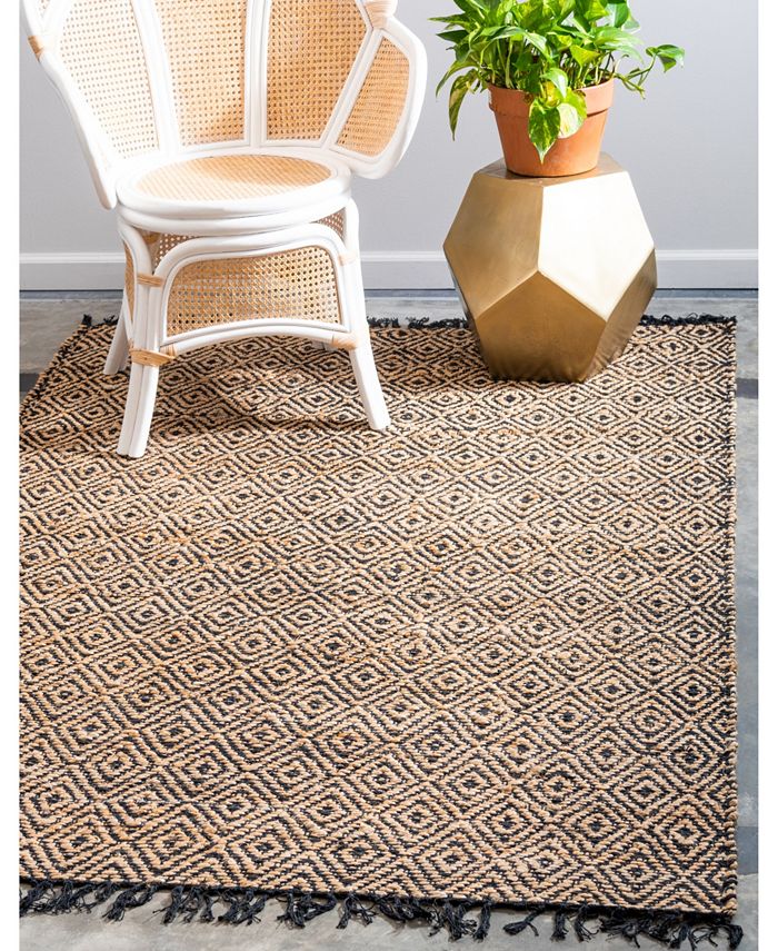 Bayshore Home Braided Tones Brt3 4' x 6' Area Rug - Macy's