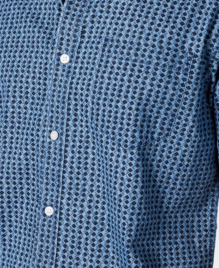 American Rag Men's Diamond Pattern Shirt, Created for Macy's - Macy's
