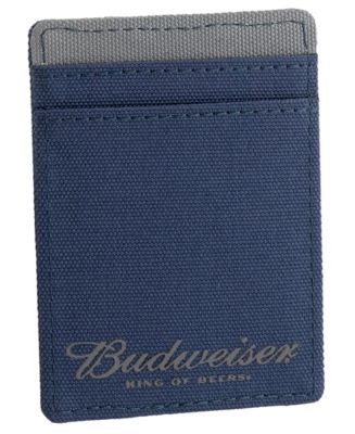 Men's Budweiser Imprint Front Pocket Bill Holder Wallet - Macy's