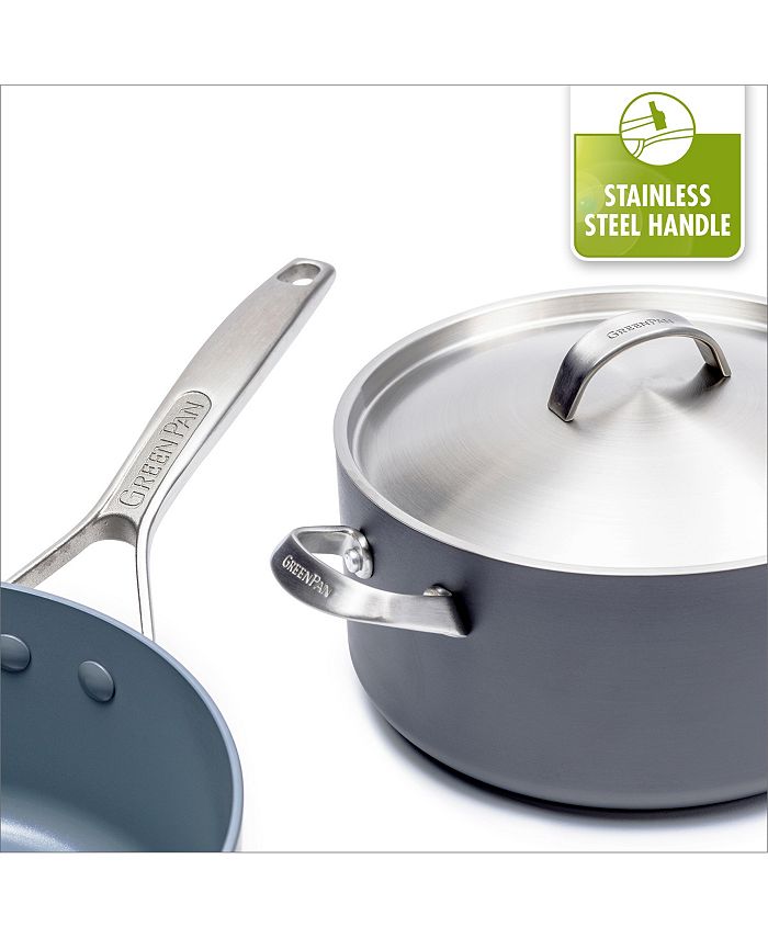 GreenPan Paris Pro 11-Pc. Ceramic Non-Stick Cookware Set - Macy's