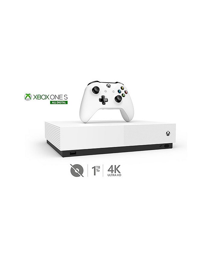 Xbox Microsoft - One S 1TB All-Digital Edition Console (Disc-free ...
