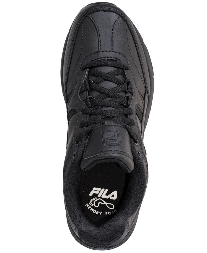 Fila Men's Memory Workshift Slip Resistant Wide Width Work Sneakers ...