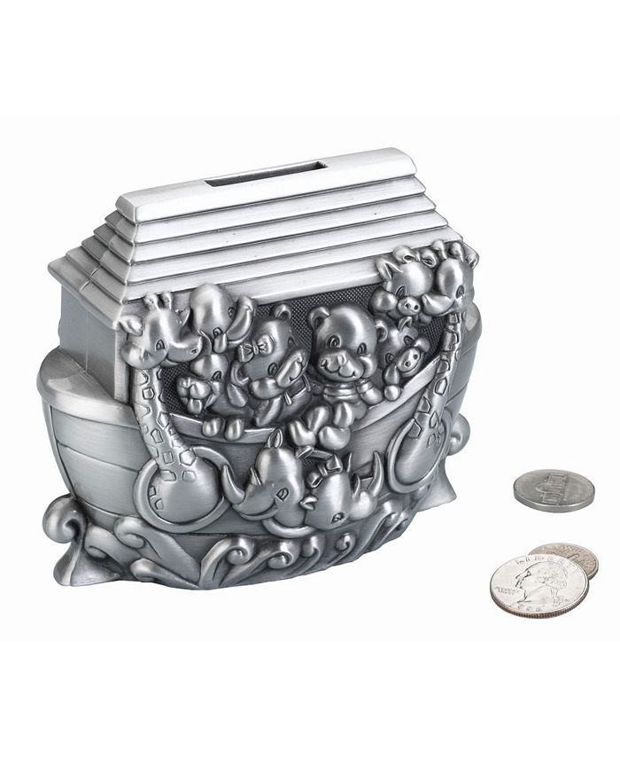 Lillian Rose Noah's Ark Pewter Coin Bank - Macy's