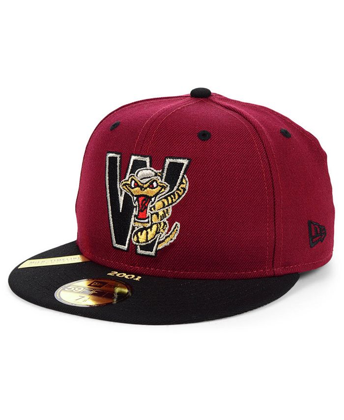New Era Wisconsin Timber Rattlers MiLB 100TH Anniversary Patch 59FIFTY ...