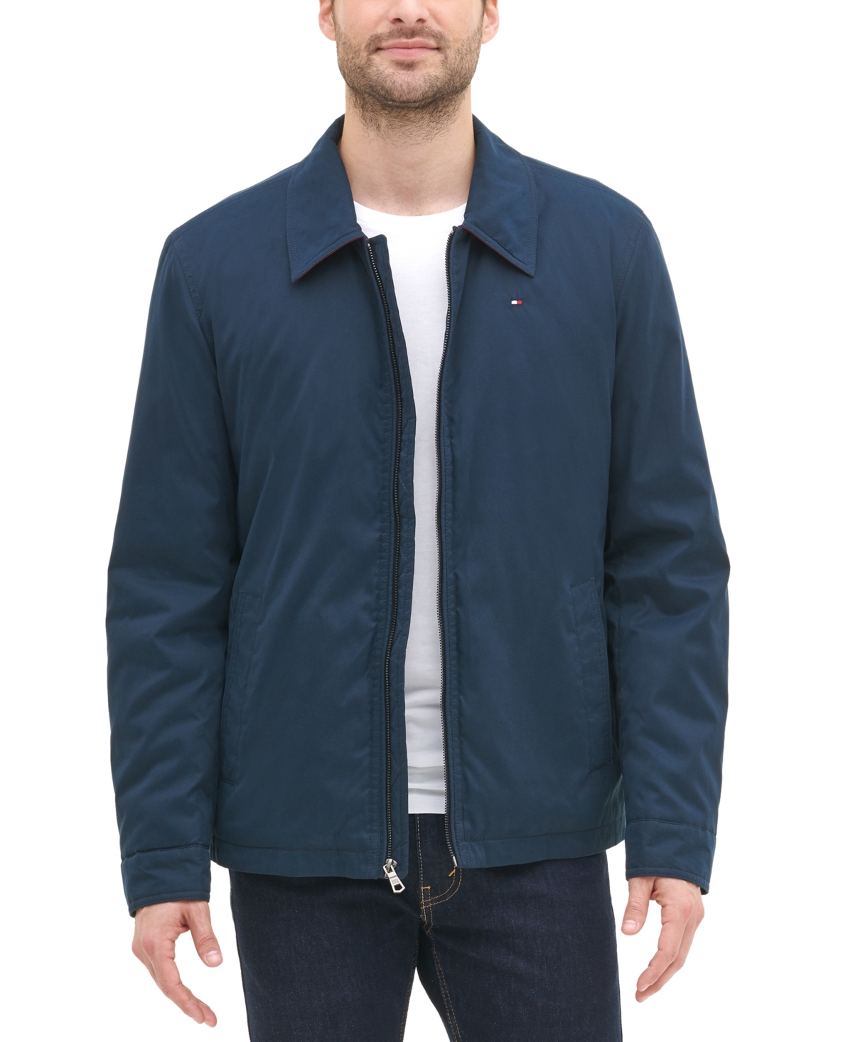Click here for Tommy Hilfiger Mens Lightweight Full Zip-Front Jac... prices