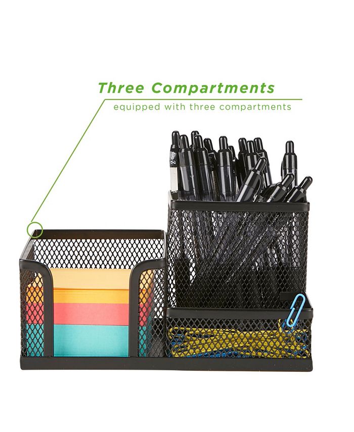Mind Reader 2 Piece Mesh Memo Desk Organizer - Macy's