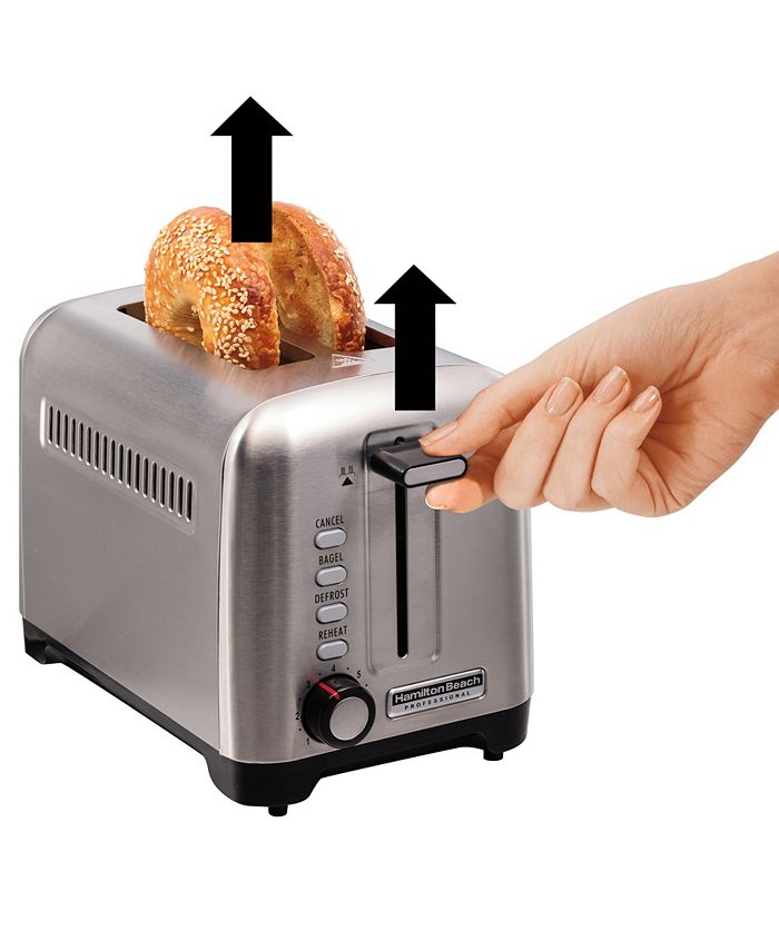 Hamilton Beach Stainless Steel Professional 2 Slice Toaster - Macy's