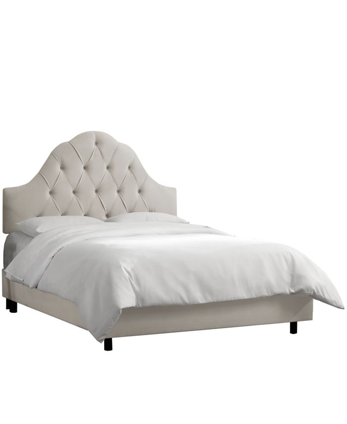 Skyline High Arch Diamond Tufted Bed - Twin - Macy's