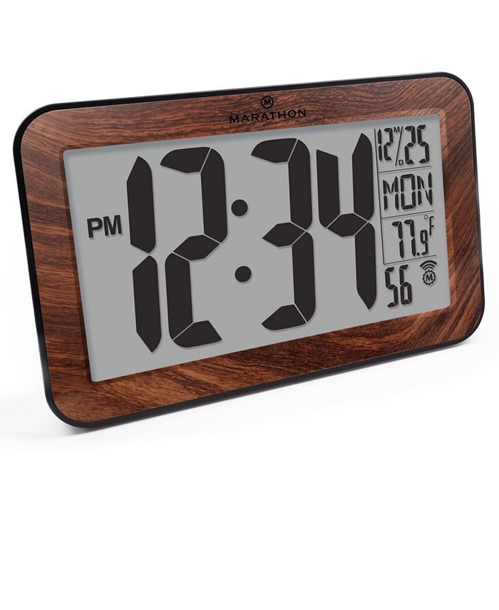 Marathon Panoramic Atomic Wall Clock - Macy's