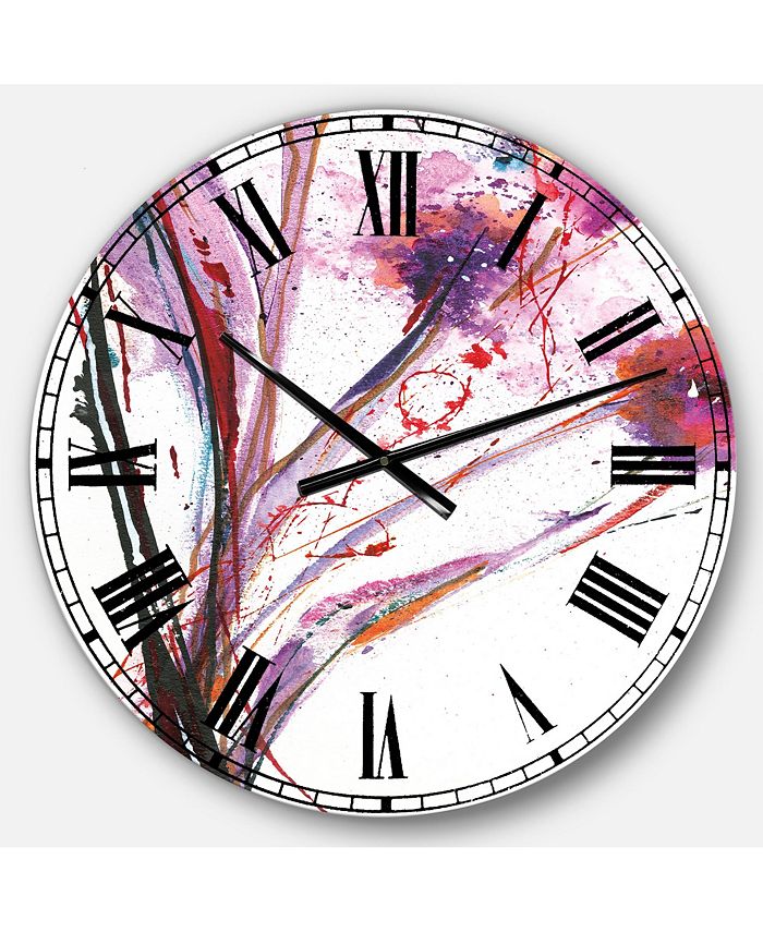 Designart Traditional Oversized Metal Wall Clock - Macy's