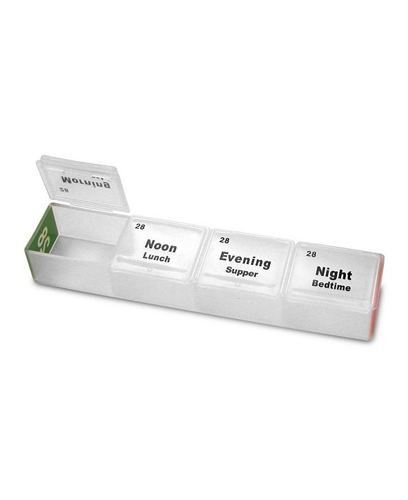 MedCenter Monthly Medication and Vitamin Organizer with 31 Extra Large ...