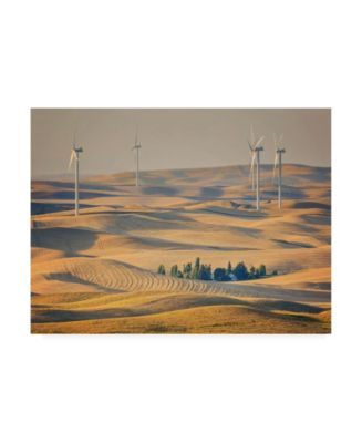 Trademark Global PH Burchett Farm and Field IV Canvas Art - 27" x 33.5 ...