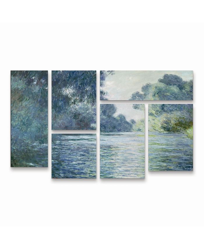 Trademark Global Claude Monet Branch of the Seine Near Giverny Multi ...