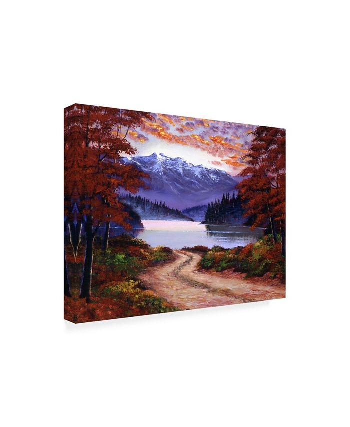 Trademark Global David Lloyd Glover Roat to Green Lake Canvas Art - 20 ...