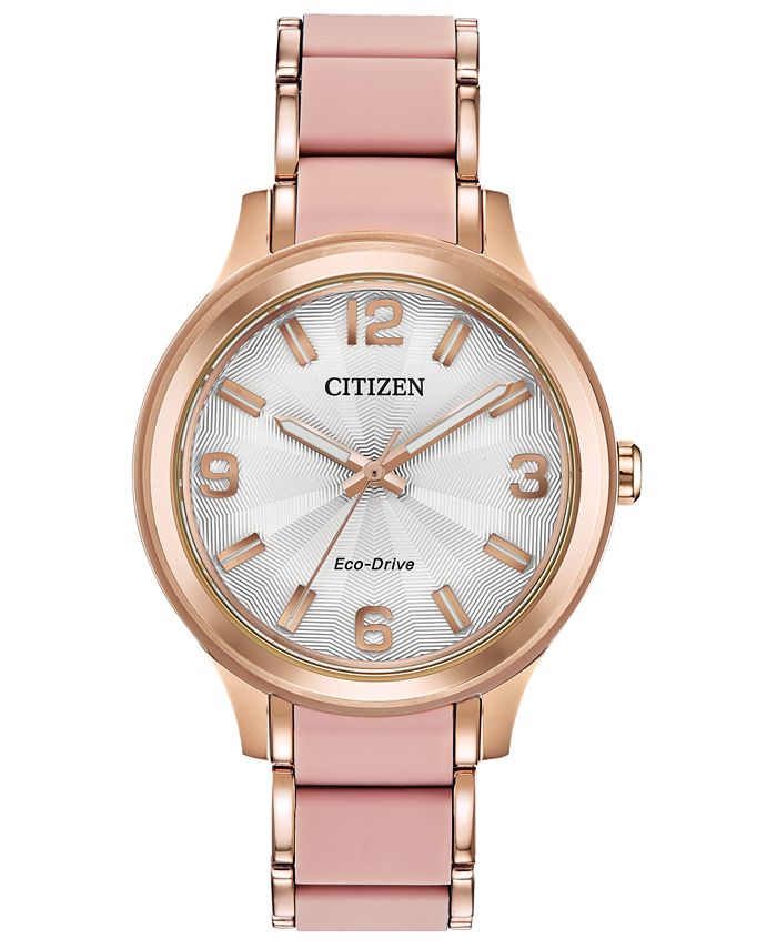 Citizen Drive From Eco-Drive Women's Rose Gold-Tone Stainless Steel ...