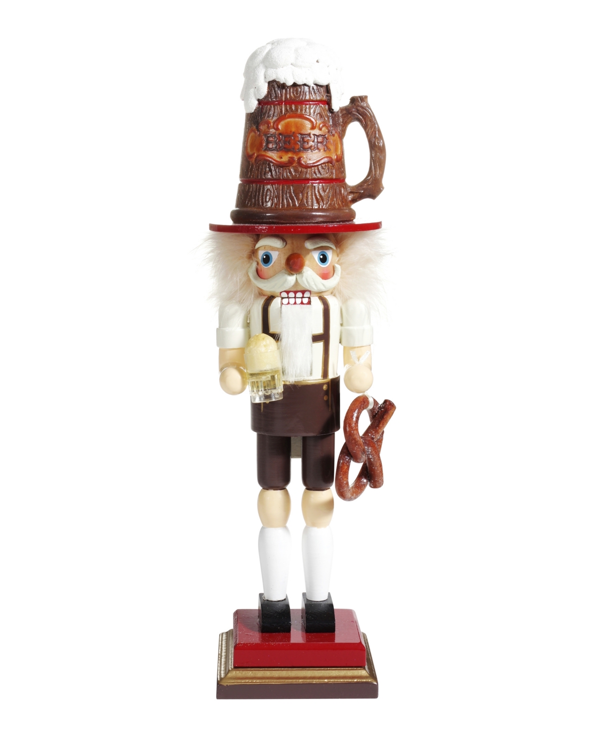 Click here for Kurt Adler 17.5 Hollywood Beer and Pretzel Nutcrac... prices