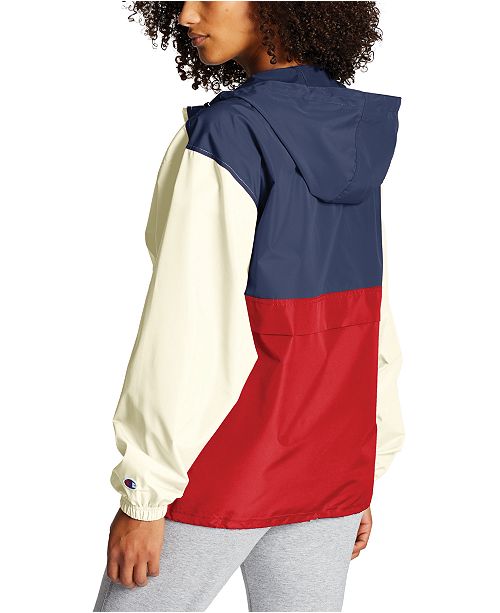 Champion Women's Packable Colorblocked Hooded Jacket & Reviews - Women ...