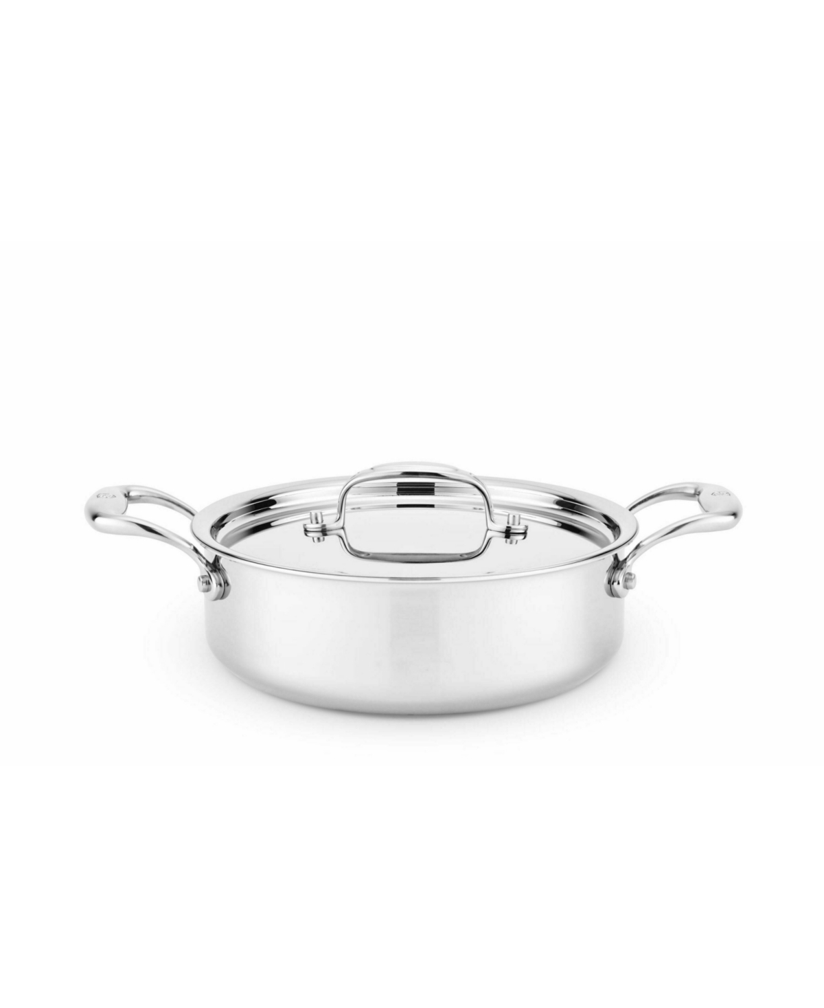 Click here for Heritage Steel 2.5-Quart Sauteuse With Lid - Silve... prices