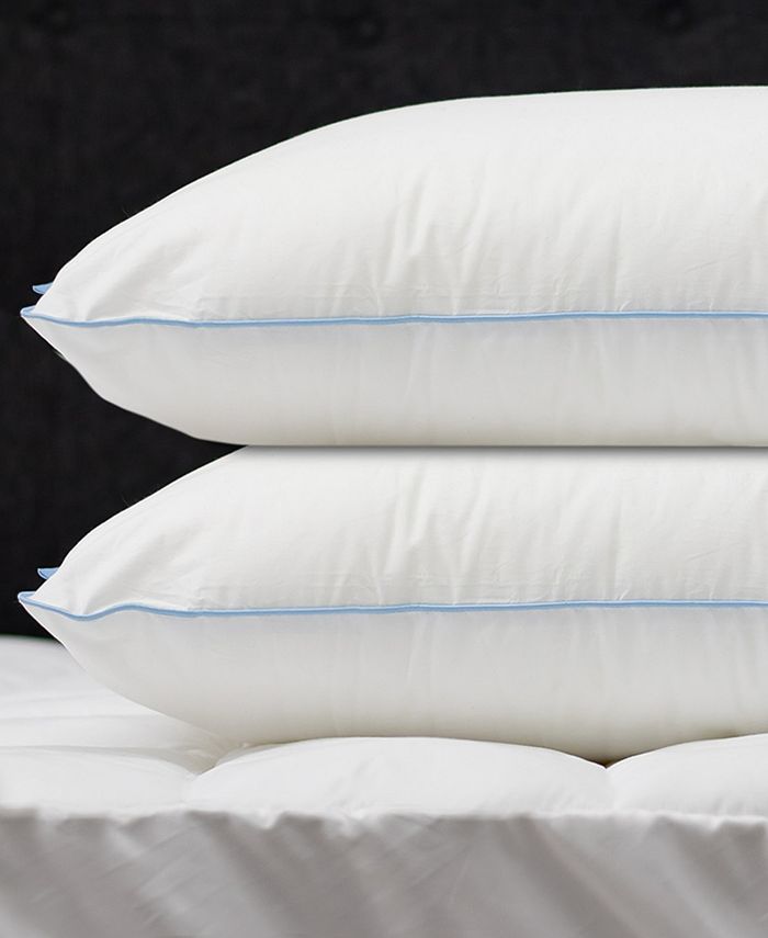 eLuxury Overstuffed Down Alternative Pillows - Set Of 2 - Macy's