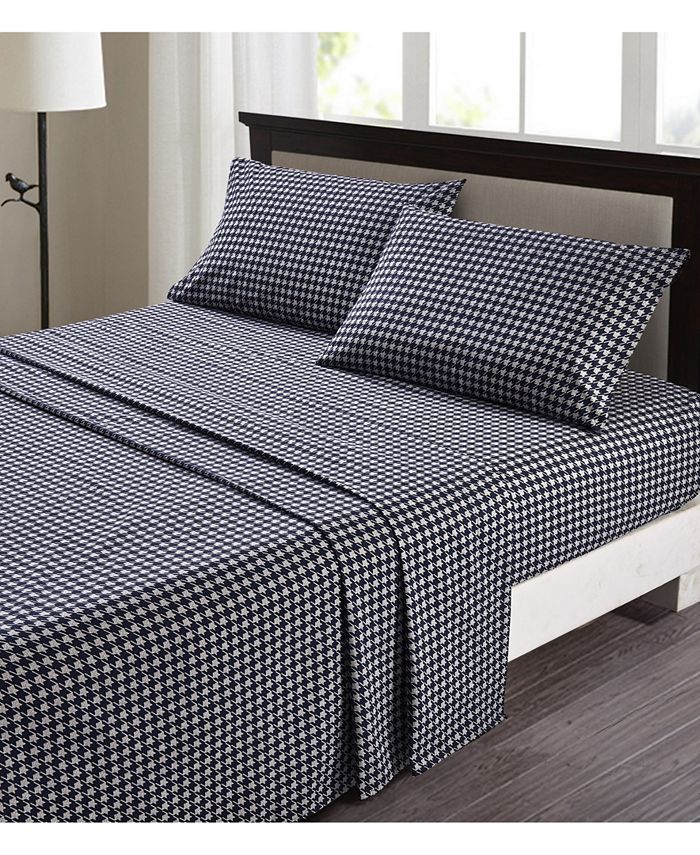 JONESWORKS Asher 4-Piece Queen Sheet Set - Macy's