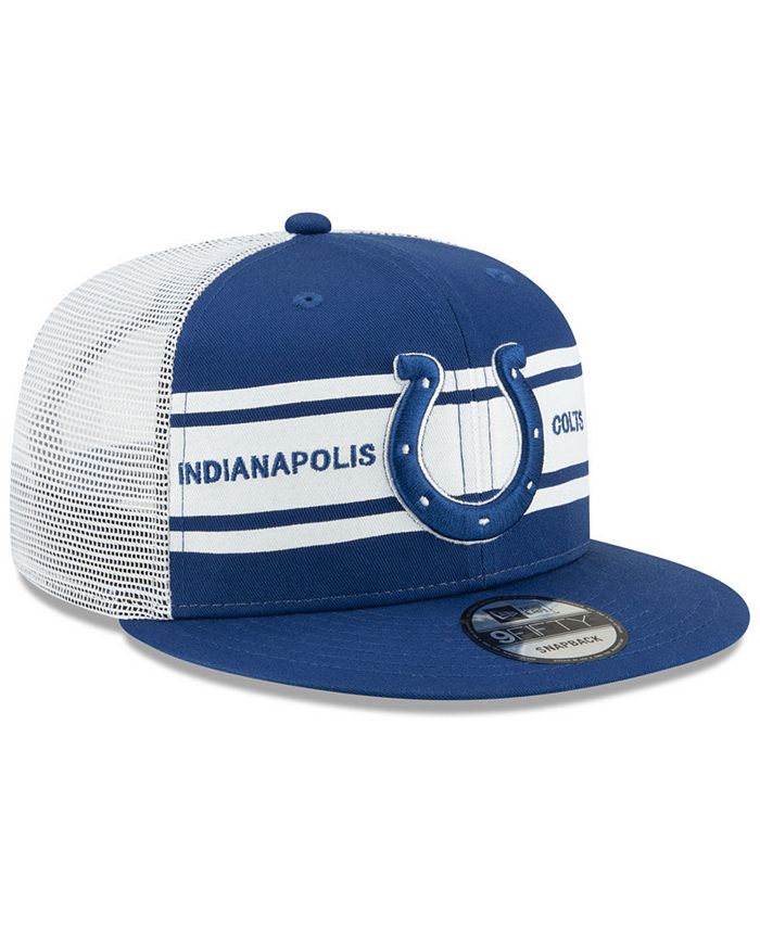 New Era Indianapolis Colts Classic 77 Stripe Mesh 9FIFTY Cap - Macy's