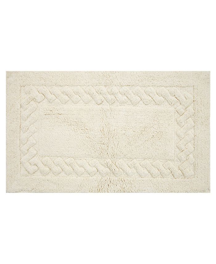 Perthshire Platinum Collection Chain 20" x 30" Bath Rug - Macy's