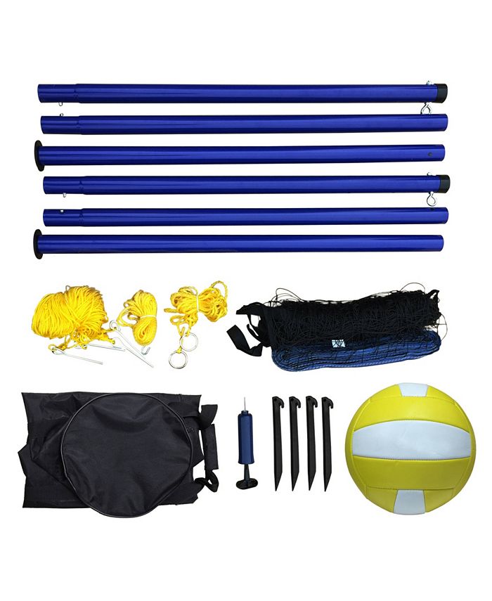 Hathaway Portable Volleyball Net, Posts, Ball and Pump Set - Macy's