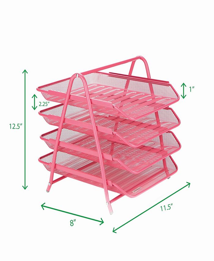 Mind Reader 4 Tier Paper Tray Desk Organizer - Macy's